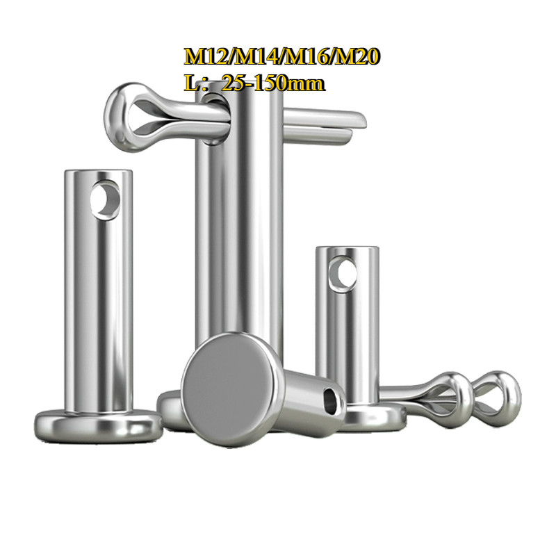 Clevis Pin w/ Cotter Pin T Head Position Pin Shaft Equipped Lock B Lock ...