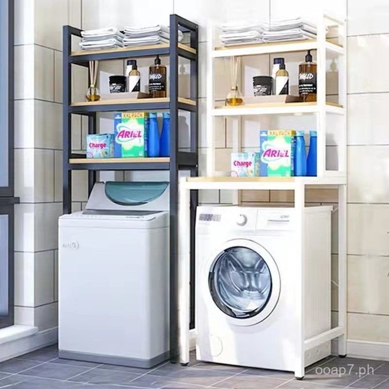 Balcony Washing Machine Storage Rack Floor Storage Shelf Over Toilet ...