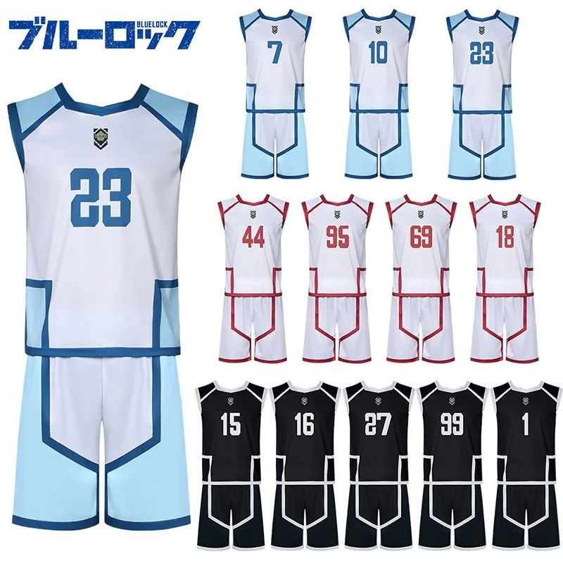 Blue Lock Season 2 Anime Bachira Isagi Rin Itoshi Cosplay Costume ...