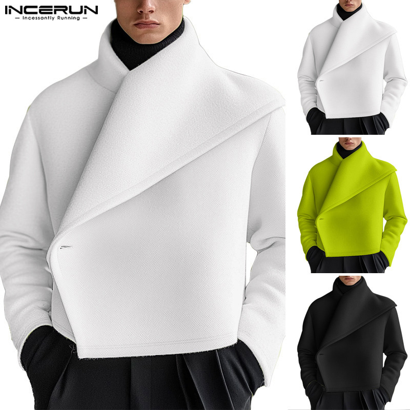 INCERUN Men's Deconstructed Casual Jacket | Shopee Philippines