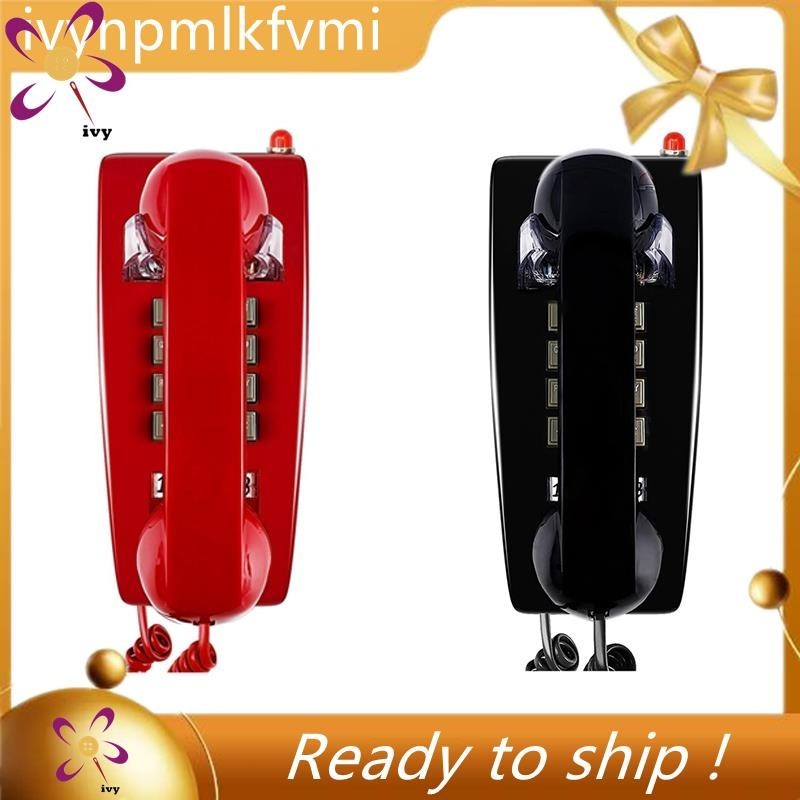 [Ivym] Classic Wall Phones for Landline with Mechanical Ringing, Single ...