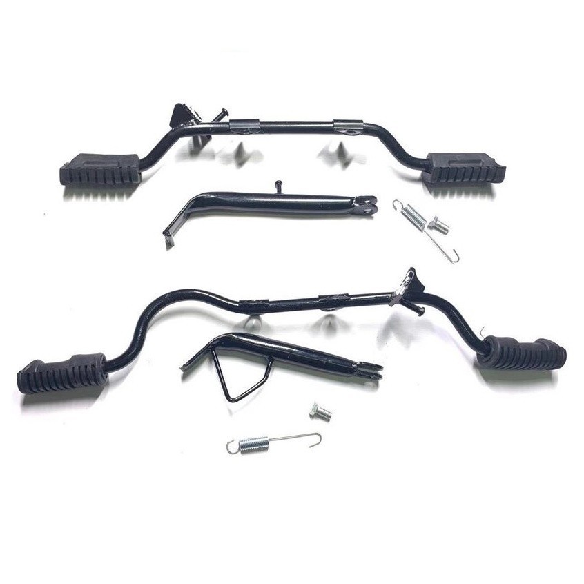 MOTORCYCLE FRONT FOOTREST ASSEMBLY WITH SIDE STAND FOR XRM/TMX COD ...