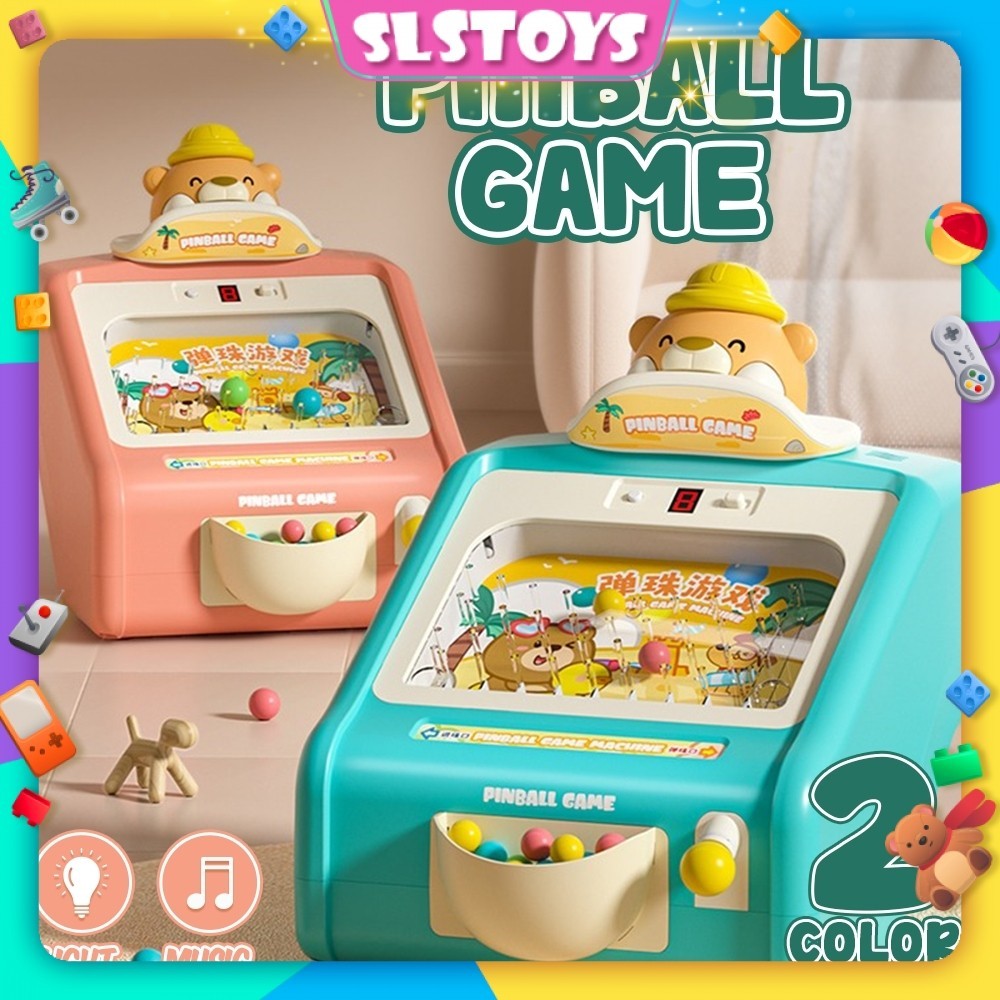 [Light & Music] Pinball Game Machine Cute Bear Fun Interaction Play ...