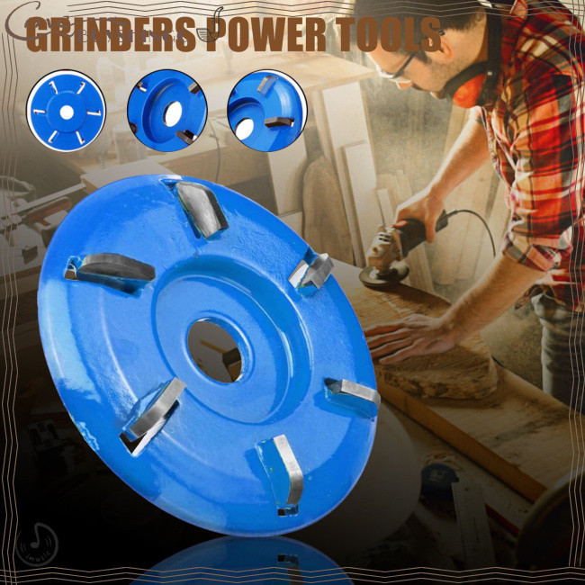 BS 6 Teeth Wood Turbo Carving Disc 5/8" 7/8" 22mm Spindle Liner Wooden ...