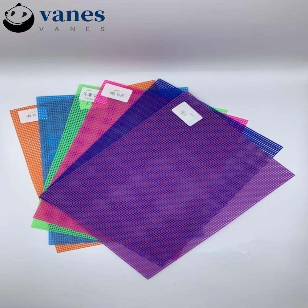 VANES Cross Stitch Canvas Grid, 28x21cm 14CT Embroidery Fabric Canvas ...