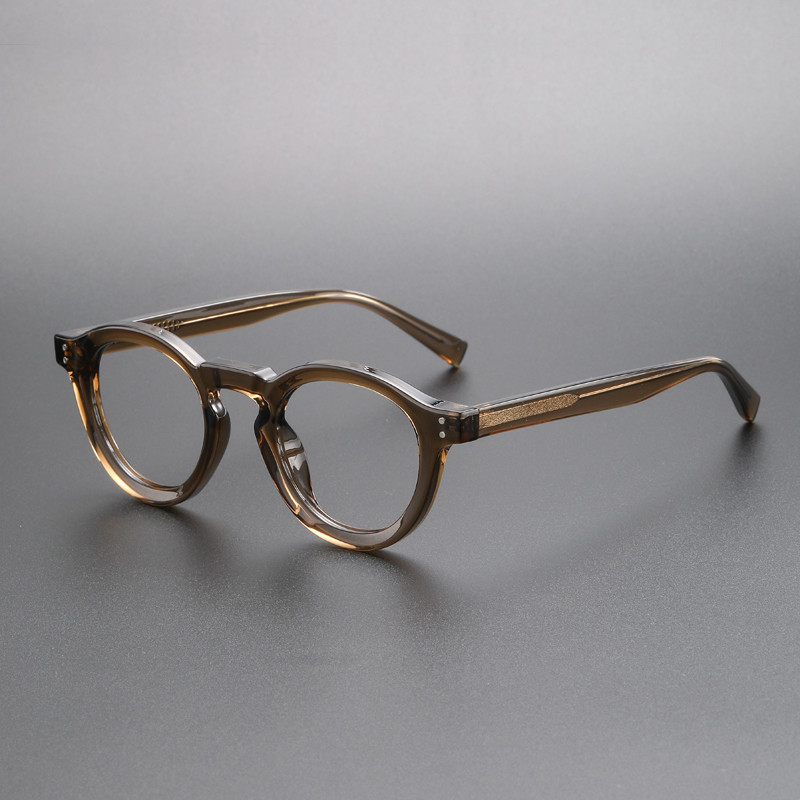 Round Optical Glasses Frame Men Women Anti-Blue Light Eyewear TR90 ...