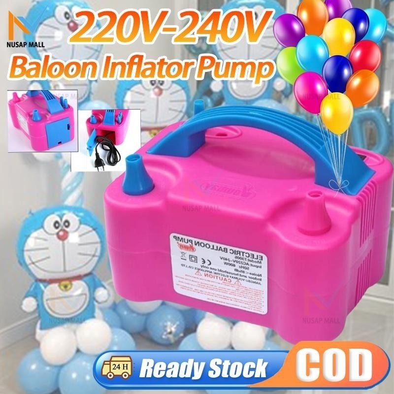 Super Powerful Electric Inflatable Balloon pump Double Hole Fast ...