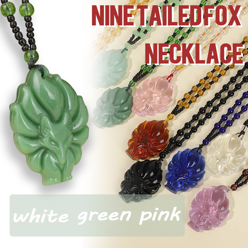Fox Queen Necklace Original Nine-Tailed Fox Pendant Mid-Length Fox ...