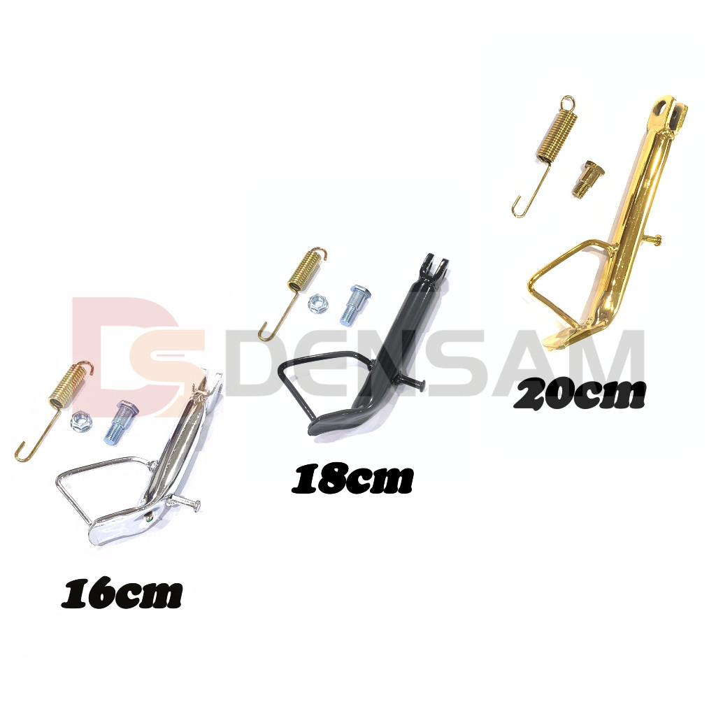 Densam Motorcycle Side Stand With Bolts 16cm 18cm 20cm Universal ...
