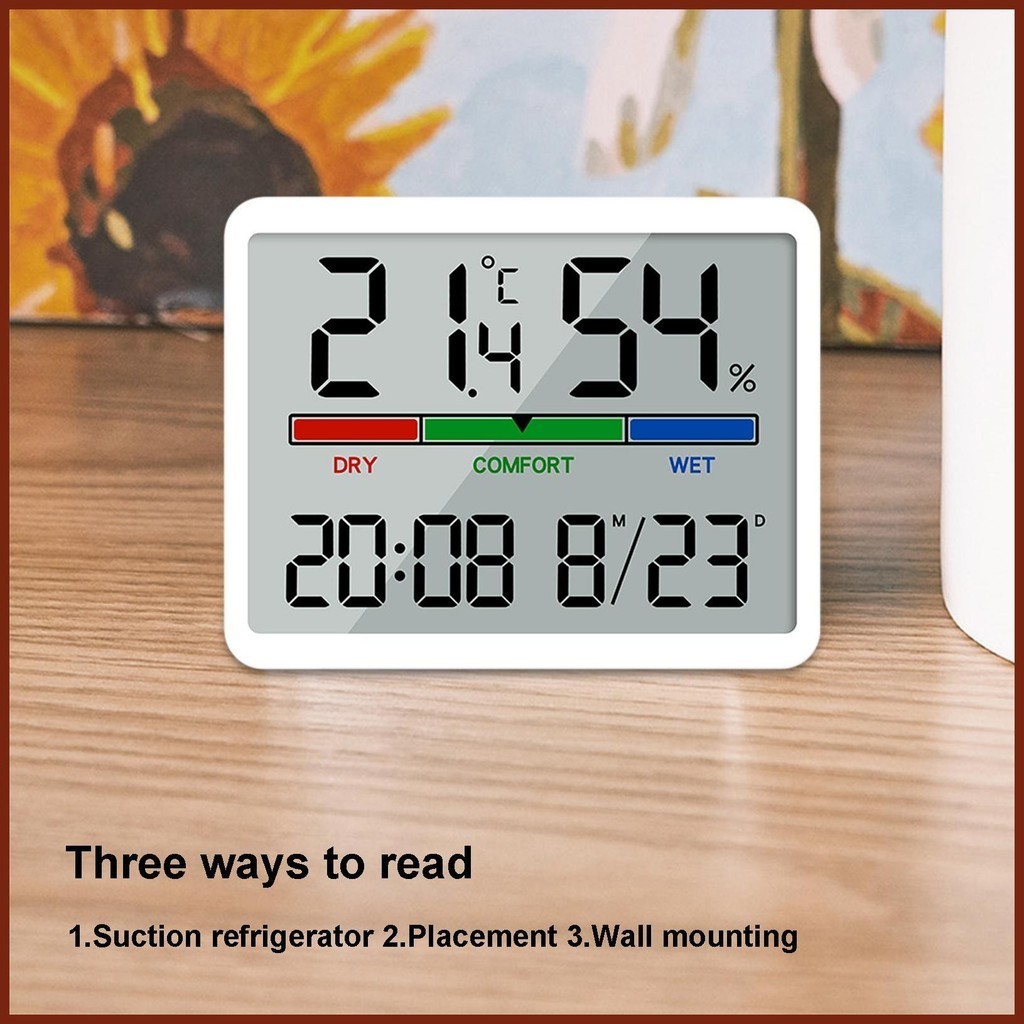 Temp and Humidity Monitor Indoor Temperature Gauge Digital Hygrometer ...
