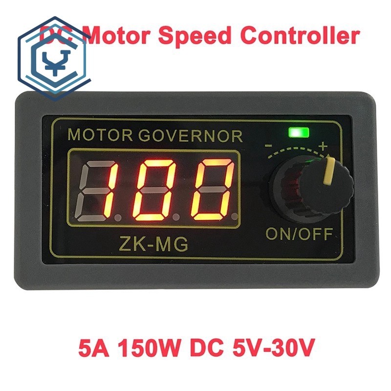 1PCS Encoder Duty Cycle Frequency MAX 15A ZK-MG DC 5-30V Dc Motor Controller 12v 24v 5A PWM ...