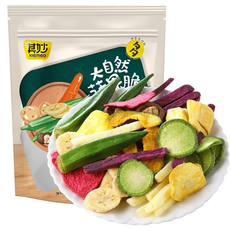 ZEJUN Complete Assorted Fruits and Vegetables Crisps, Dried Vegetables ...