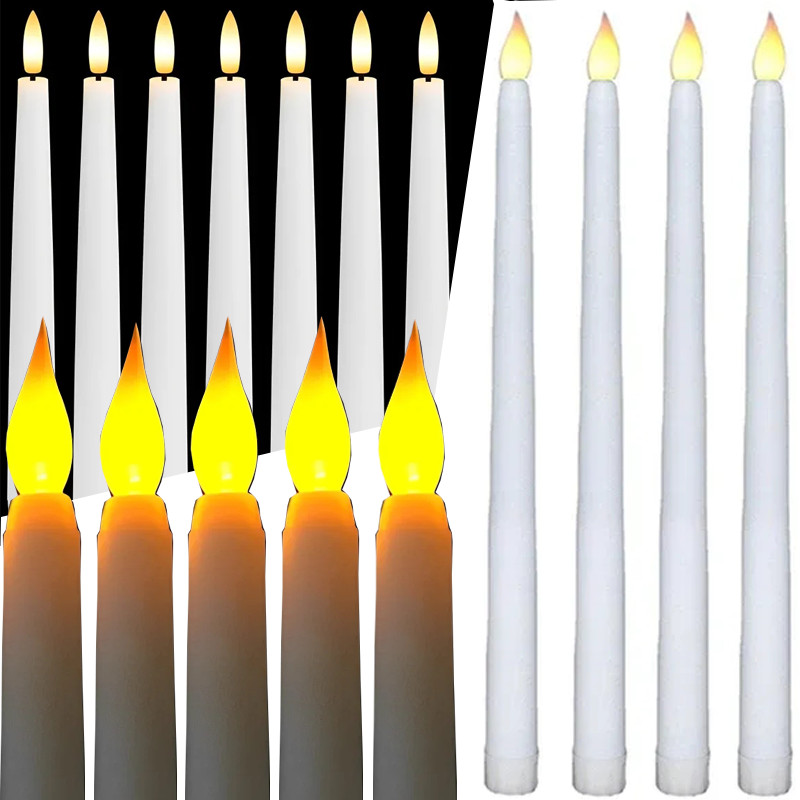 LED Long Pole Electronic Candle Light/Flameless Candle Lamp Party ...