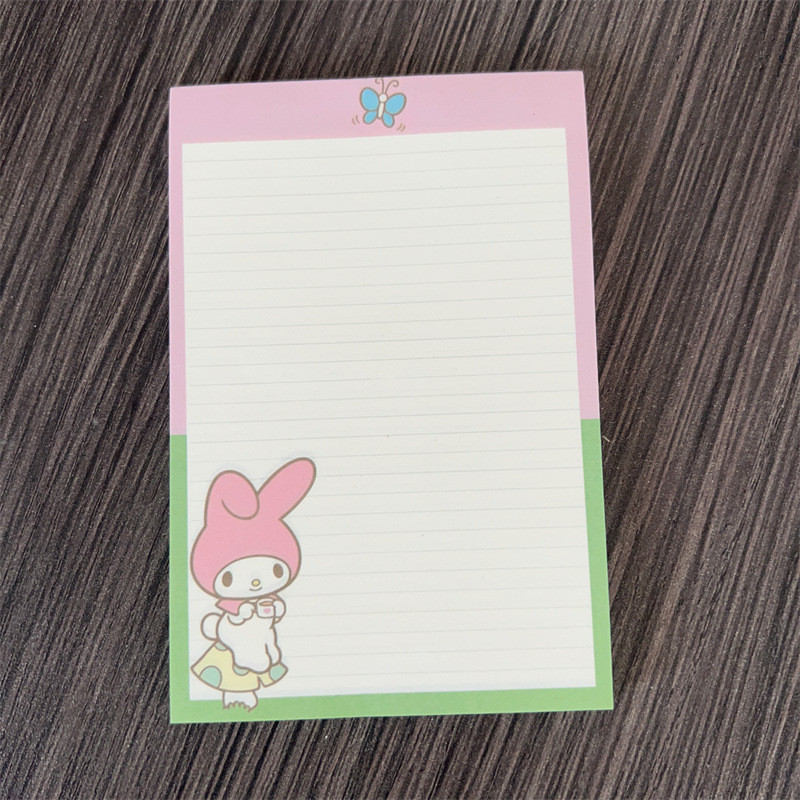 Sanrio Notepads Post Notes Grid/Line Memo Pad Cartoon To-Do List Memo ...