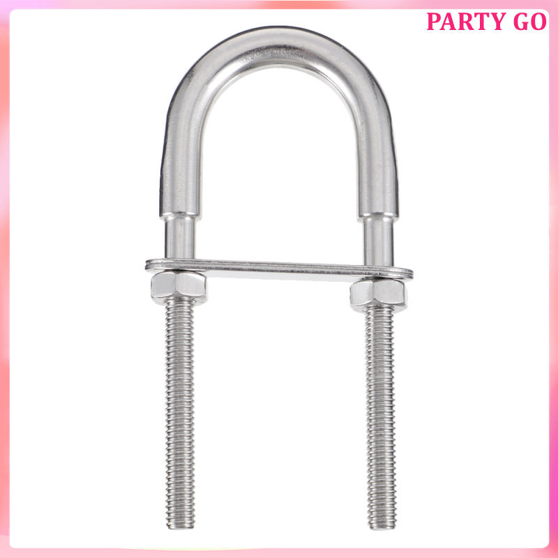 uiran2 U-shaped Bolts U-bolt Thread with Plates Replace Mechanical ...