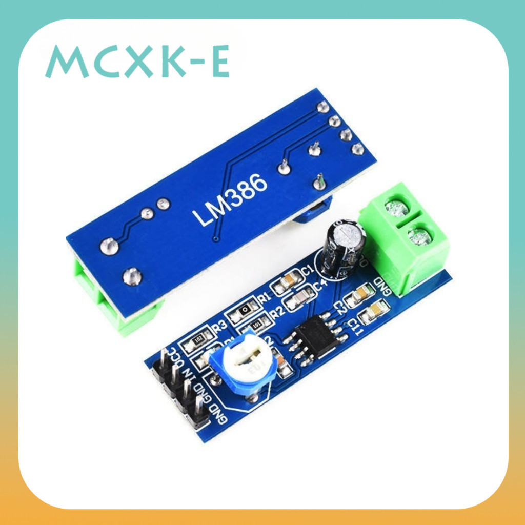 MCXK-E LM386 audio power amplifier module 200 times gain amplifier ...