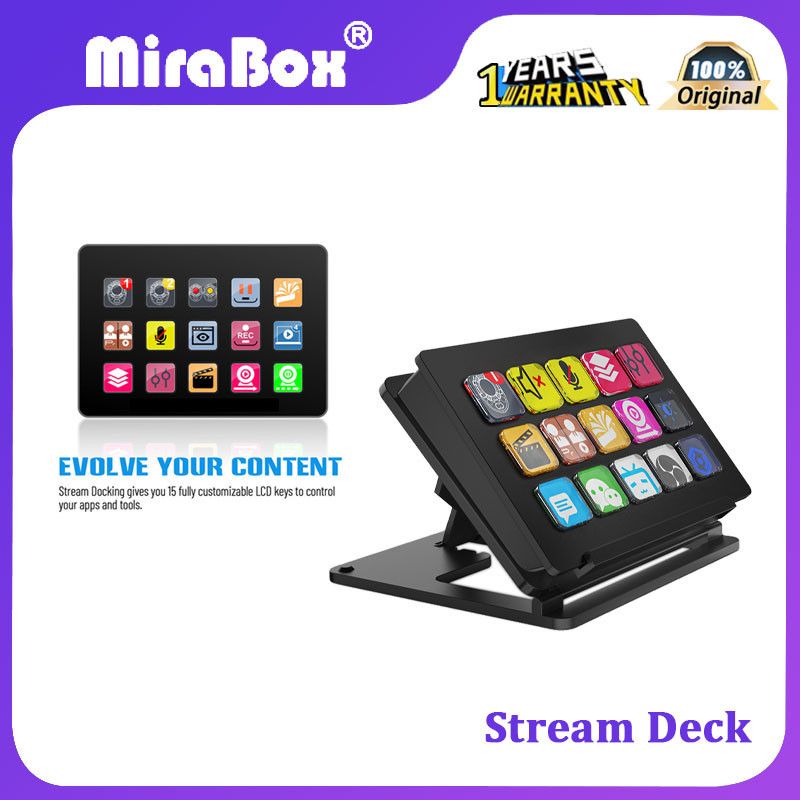 Mirabox Stream Deck 15 macro keys,Studio Controller Custom | Shopee ...