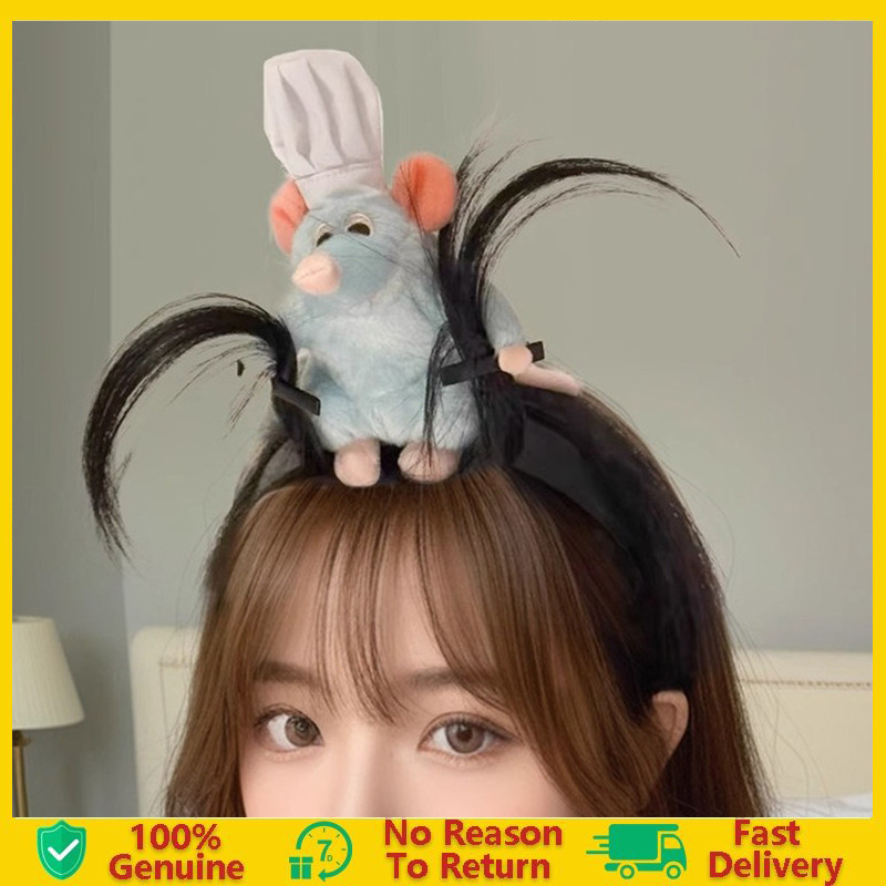 Cooking Mouse King headband Cute Cartoon Plush Mouse Hair Accessory ...