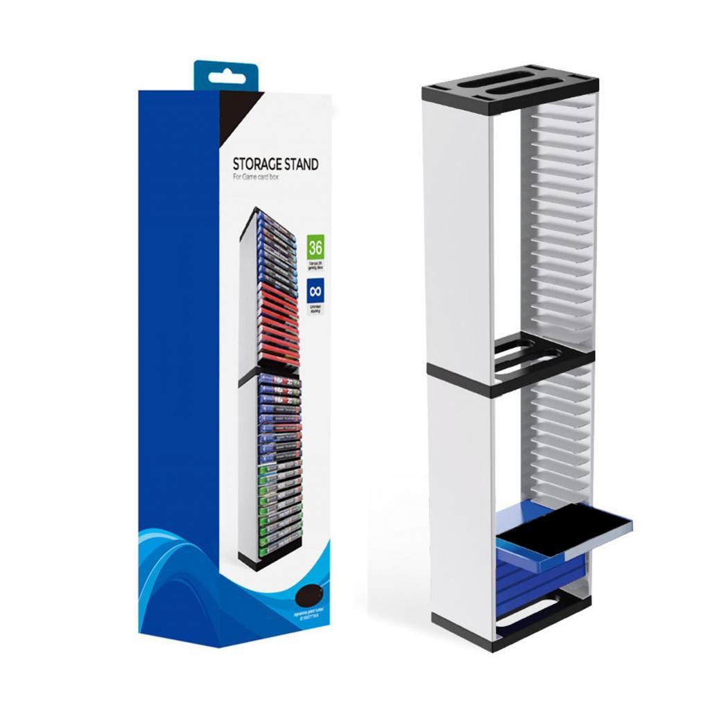 Soxii Double Video Game Storage Tower Durable Store 36 Discs Holder ...