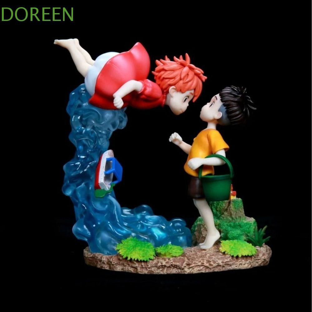 DOREEN Ponyo On The Cliff Figure, PVC Doll Gk Statue Sousky Seagal ...