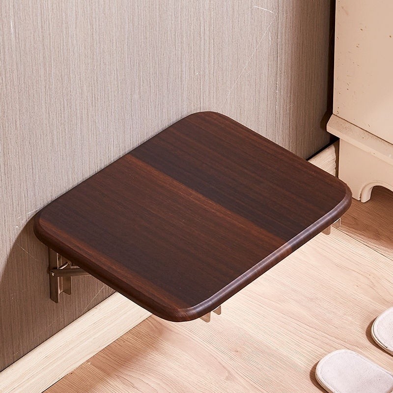 Folding Shoe Changing Stool Wall-Mounted Hidden Footstool Entrance ...