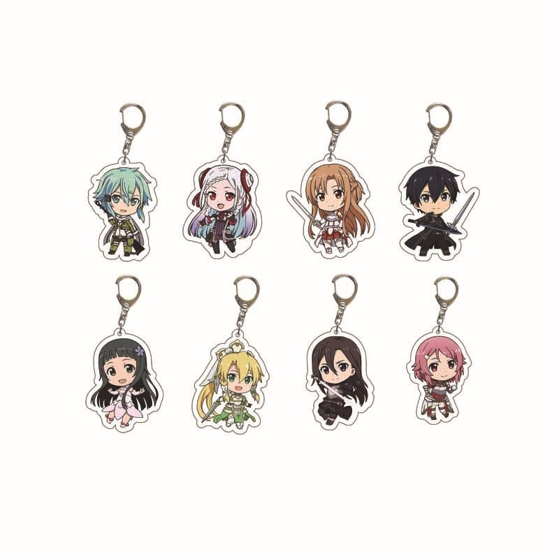 Sword Art Online Anime Asuna Kirito Acrylic Keychain | Shopee Philippines