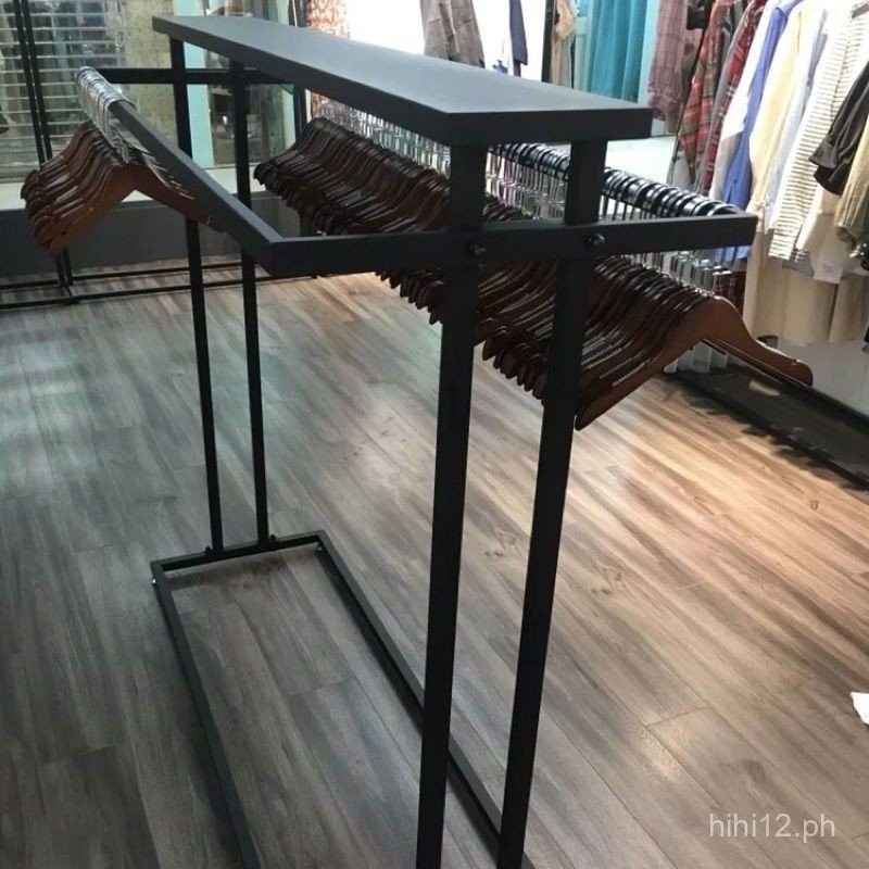 Clothing Store Display Rack Island Rack Men's and Women's Double Row ...