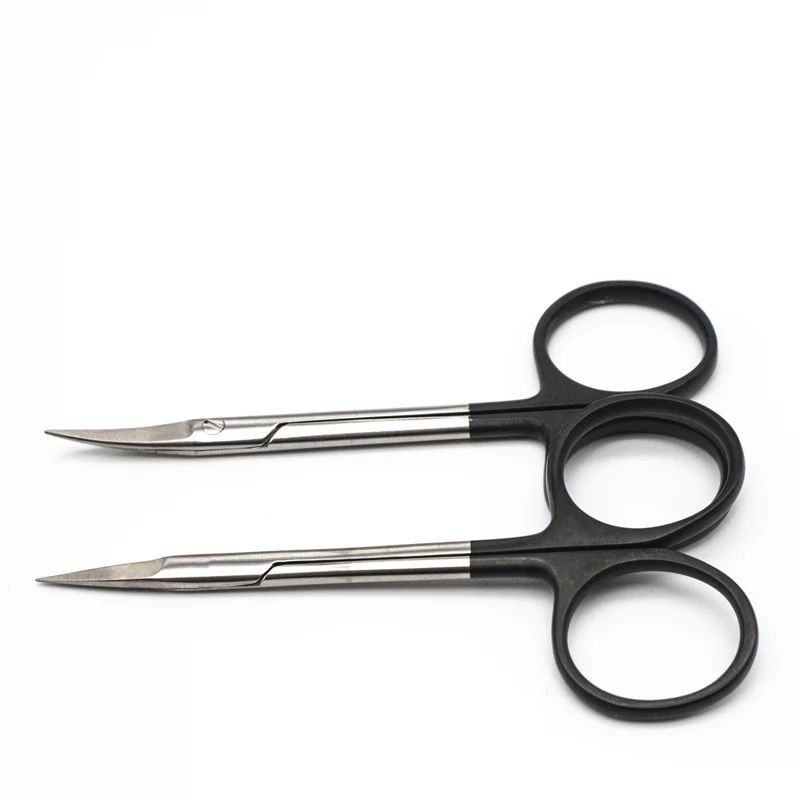 Ophthalmic scissors medical eye scissors double eyelid buried wire gold ...