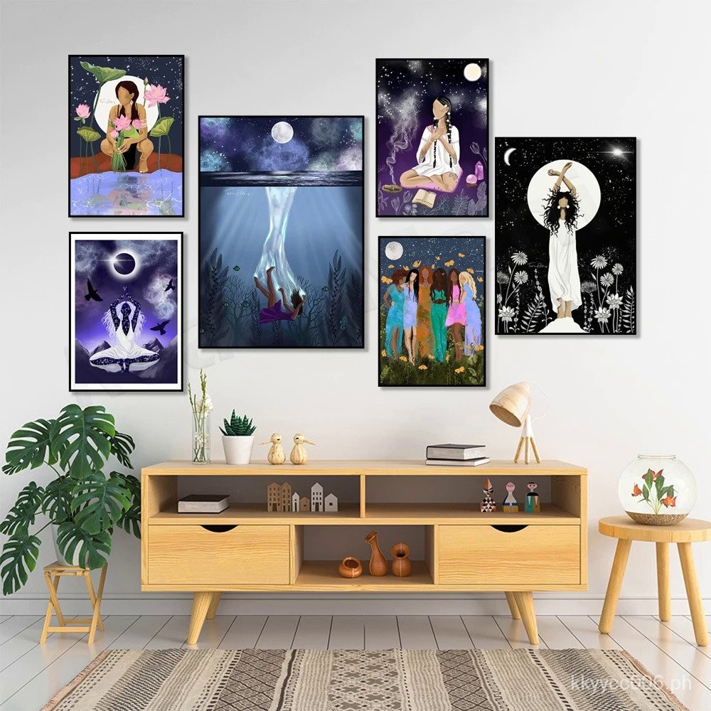 Intuition, Cosmic Aura, Full Moon Unity Diversity Illustration, LOTUS ...
