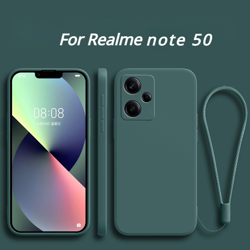 Liquid Silicone Case For Realme Note 50 11 Pro C53 5G Soft TPU Cover ...