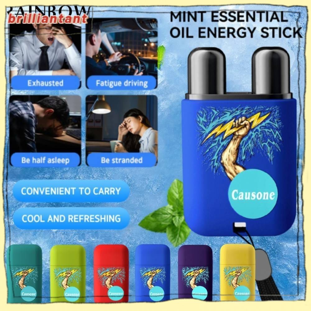 Causone Double-hole Refreshing Stick Liver Cleansing Nasal Herbal Box ...