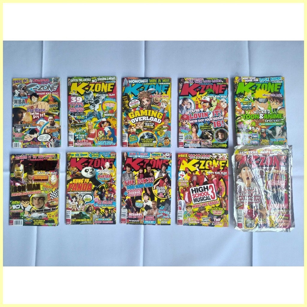 K-ZONE Magazines (2006 - 2016) | Shopee Philippines