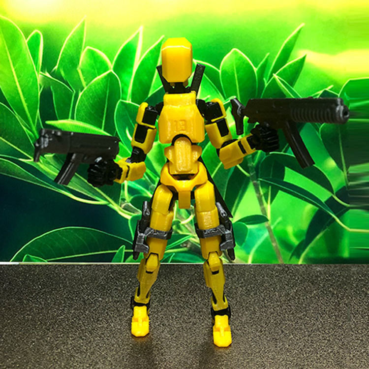 3d Printing Third Generation dummy13 Multi-Joint Action Figure lucky13 ...