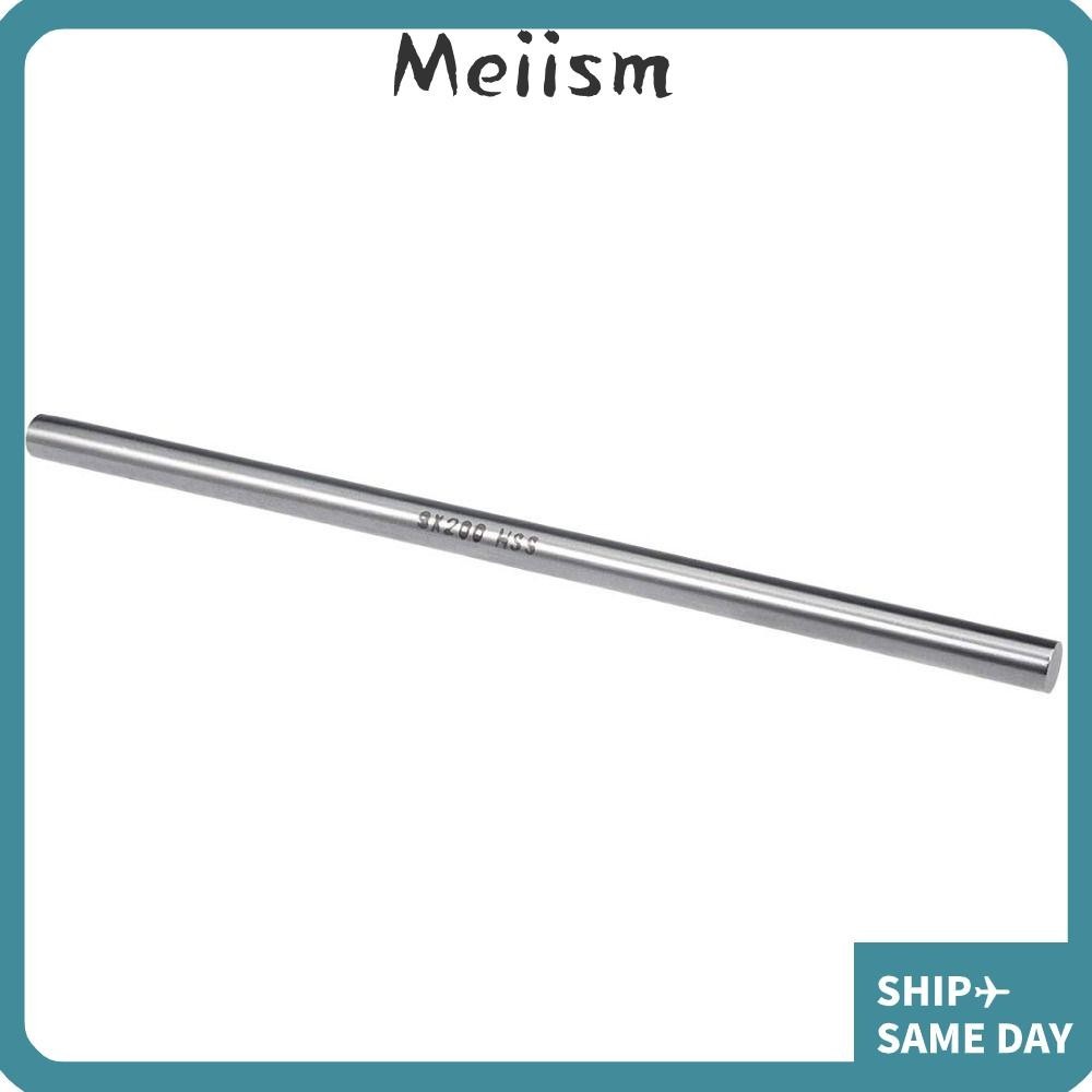MEIISM HSS Lathe Bar Stock Tool, Silver 200mm Long Round Steel Rod ...