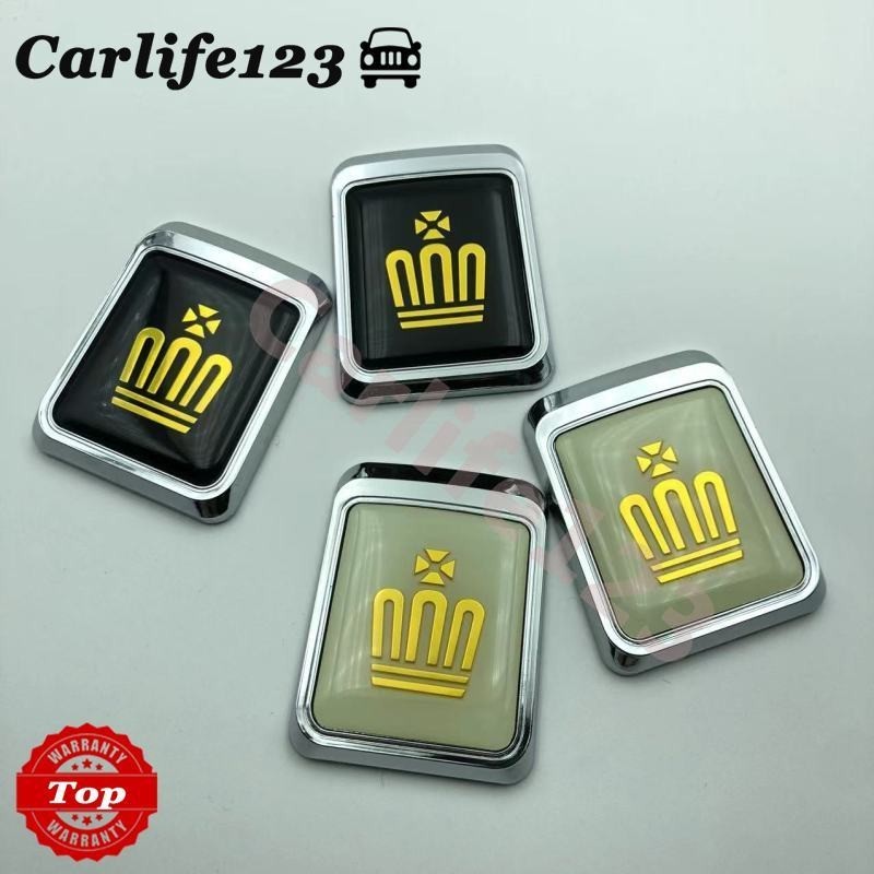 2pcs Toyota Modified Crown Logo Car Body Side Emblem Badge Sticker ...
