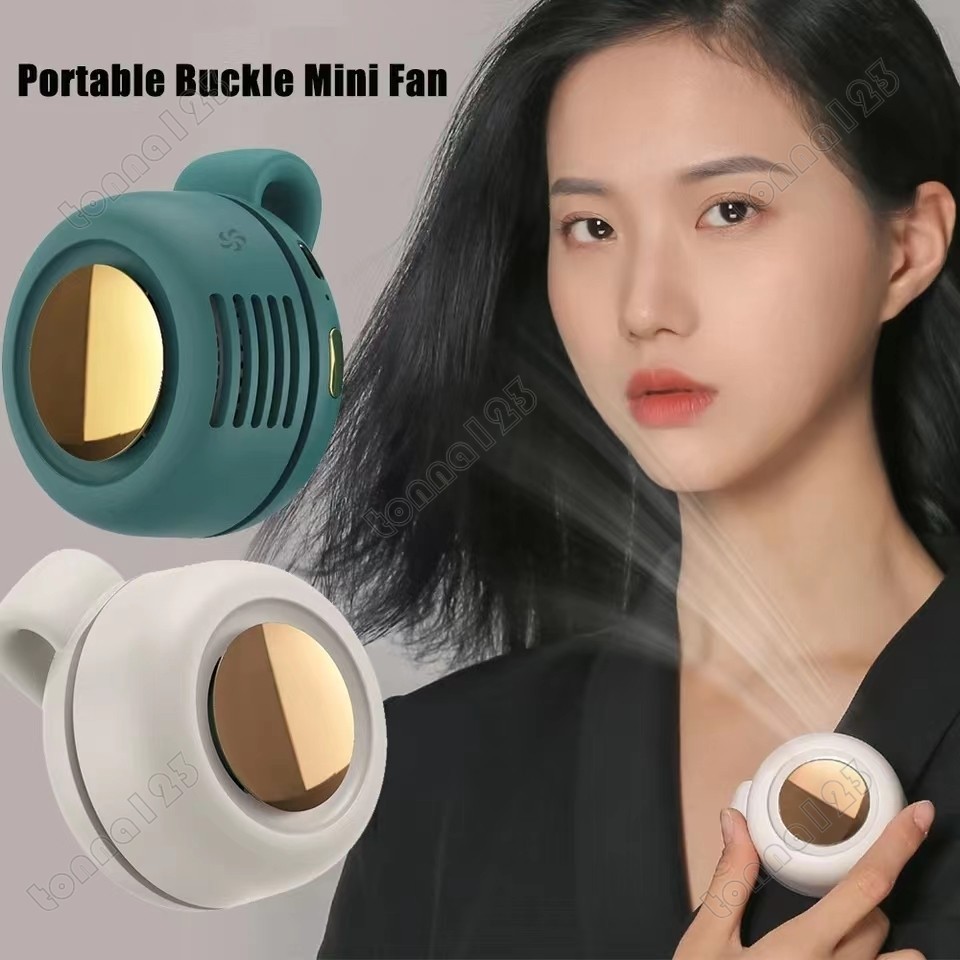 Portable Bladeless Fan 360 Degree Whirl Wind Circulation Clipped ...