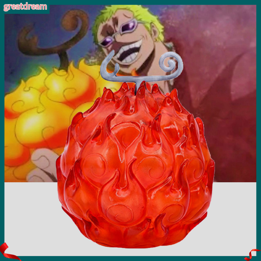 greatdream| One Piece Figure Eye-catching Collectable Micro Decor Flame ...