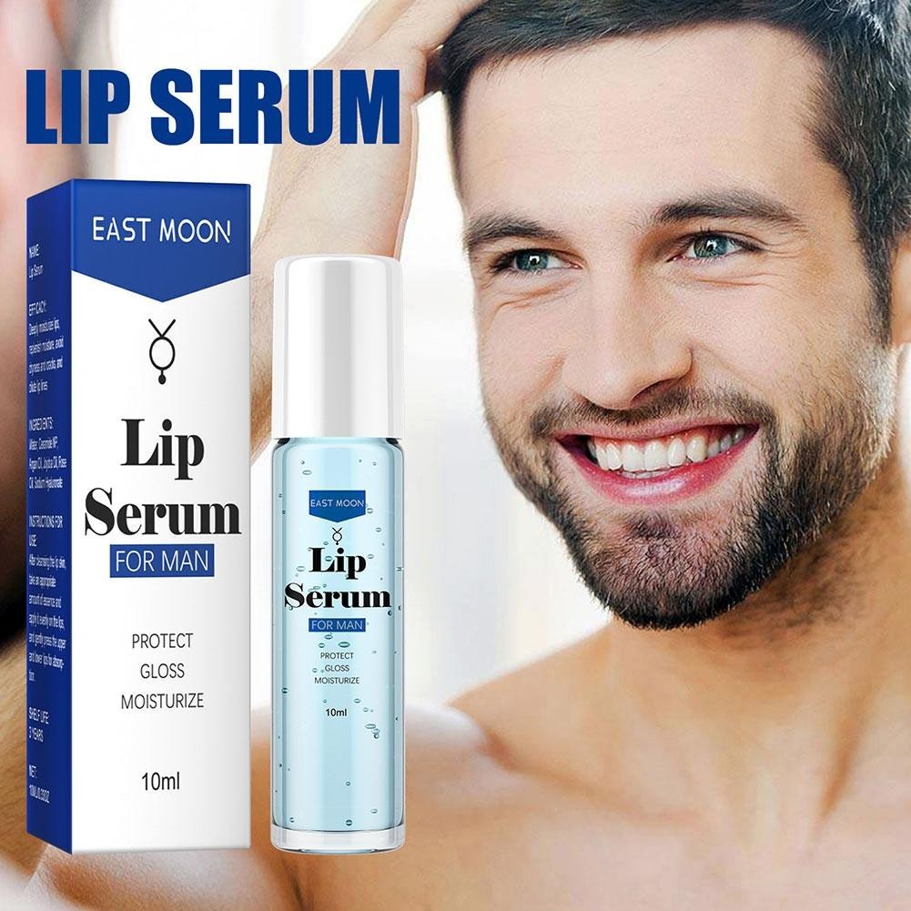 Lip Serum Blue For Men Moisturizes And Hydrates Natural Lip For Men ...