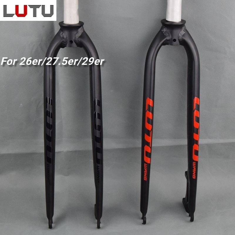 LUTU Rigid Fork M5 Ultra Aluminum Alloy 26/27.5/29er Straight Tube ...