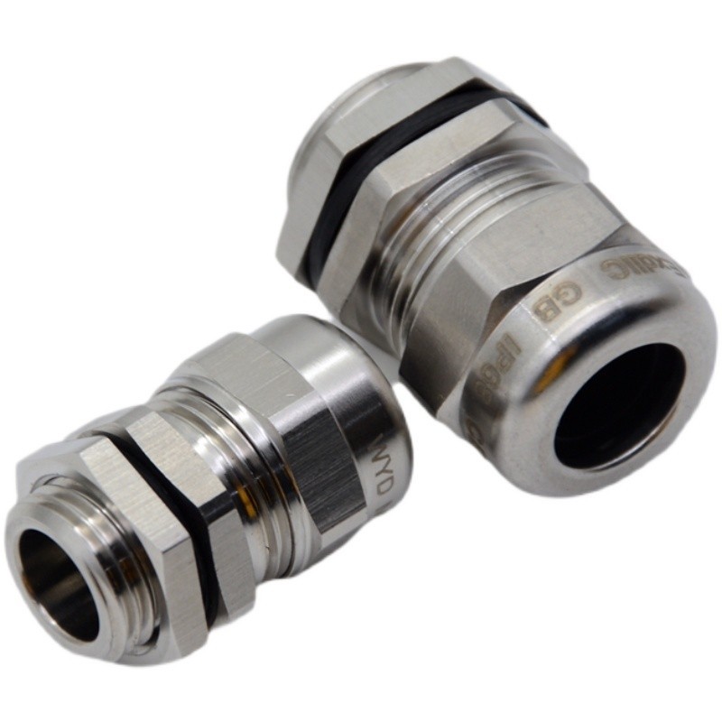 CODStainless steel EMC waterproof gland M16M25 explosion-proof stuffing ...