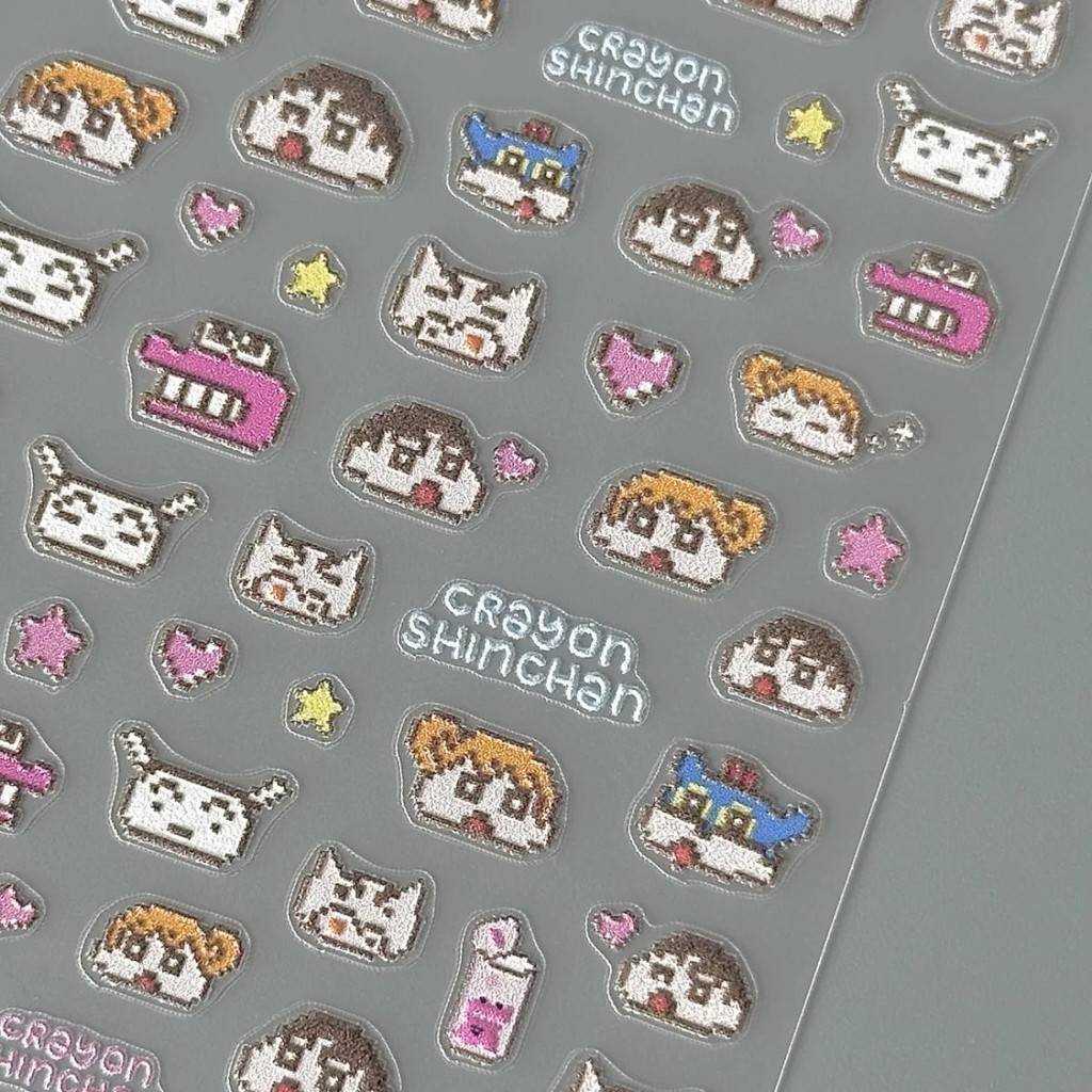 Cartoon Cute Crayon Shin-chan Decorative Stickers Mini Waterproof PVC ...