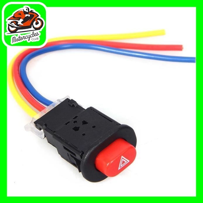 1pcs Universal Motorcycle HAZARD SWITCH [HURRICANE SPEED] | Shopee ...