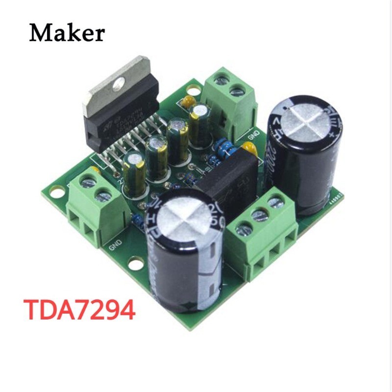 Digital Power Amplifier Board 100W TDA7294 High Power Dual Single Channel Audio Amplifier Module ...