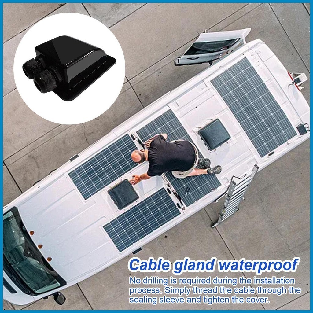 Solar Entry Gland Cable Gland Cord Holder Solar Extension Cable ...
