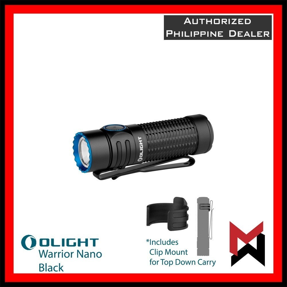 Olight Warrior Nano - Black | Shopee Philippines