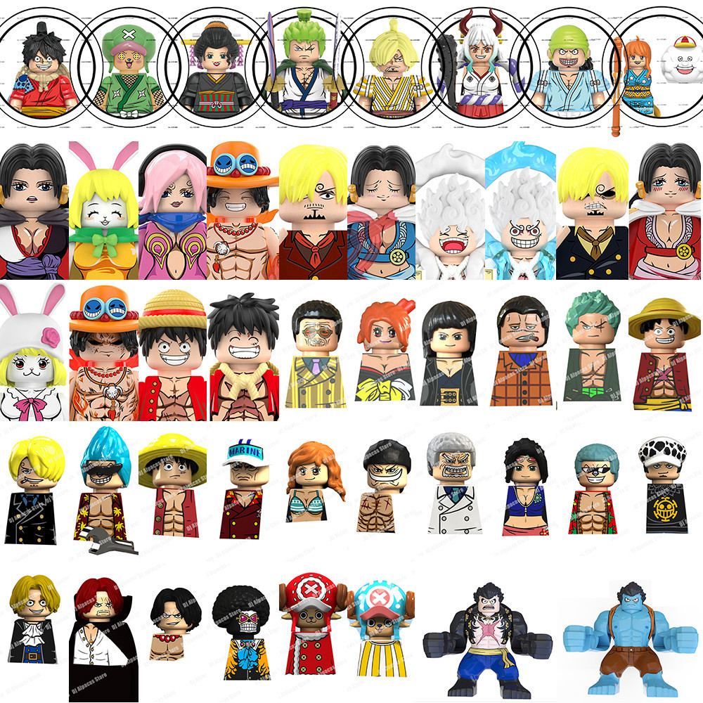 One Piece Roronoa Zoro Building Blocks Toys Yamato Anime Series Luffy ...