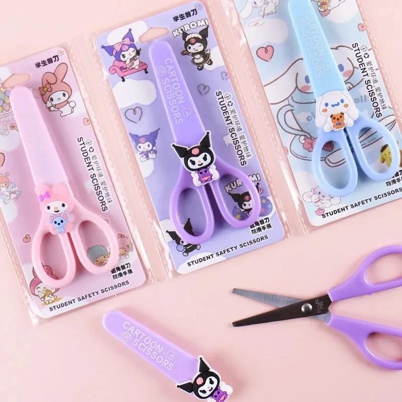Sanrio Kuromi Hand Made Scissors Cinnamoroll Melody Kawaii Children ...