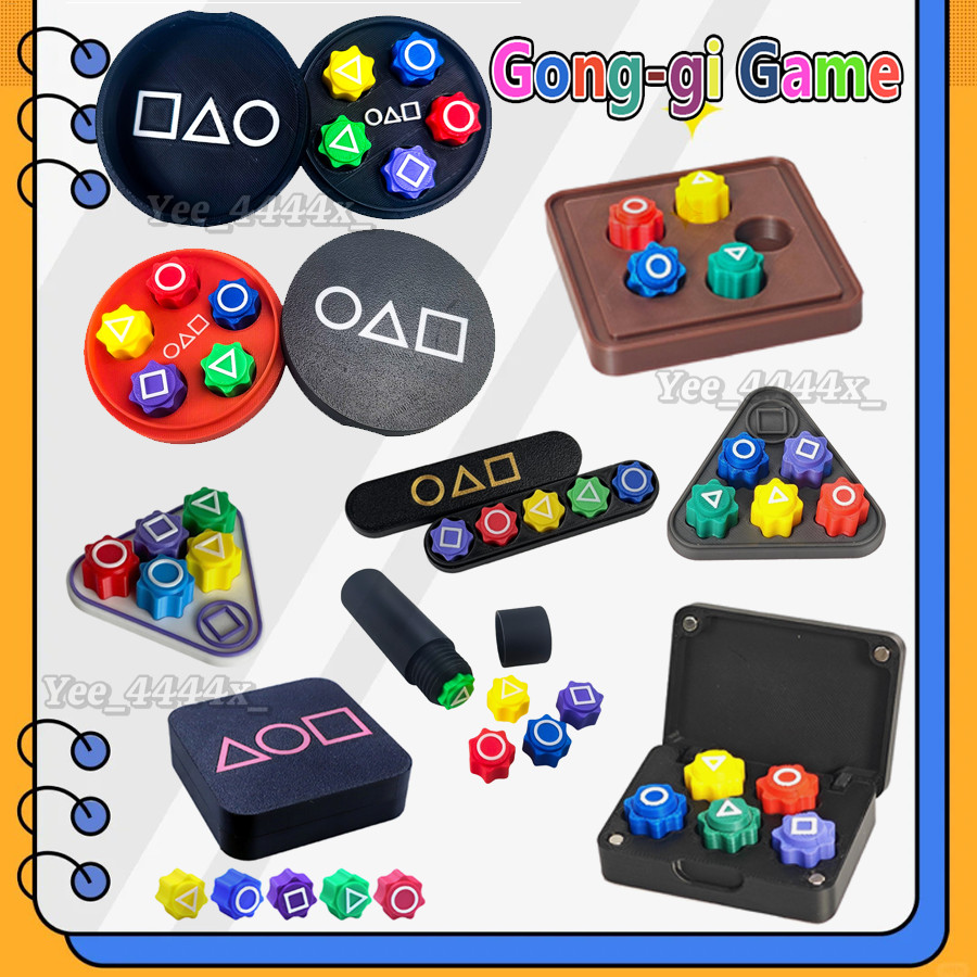 5pcs/set Korean Jackstone Gonggi Game 3D Printing Fun Korean Gonggi ...