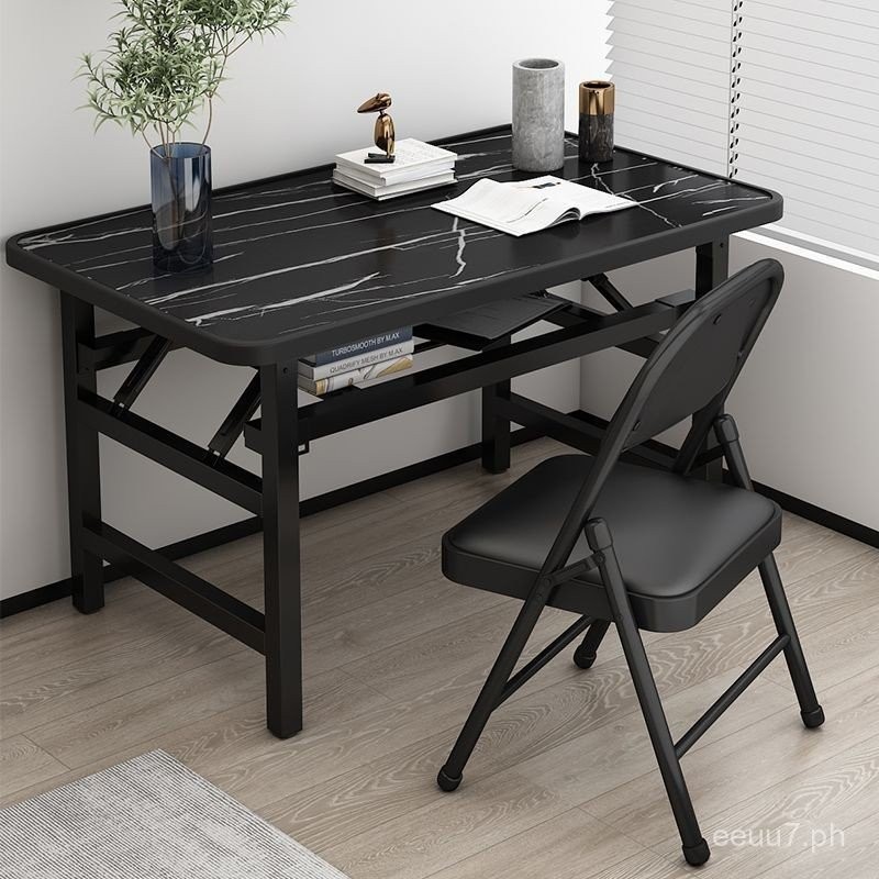 No-Installation Folding Table Training Folding Office Desk Stall Table ...