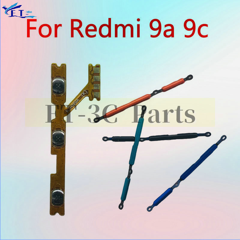 For Xiaomi Redmi 9A 9C Power On Off Volume Side Button Key Flex Cable ...